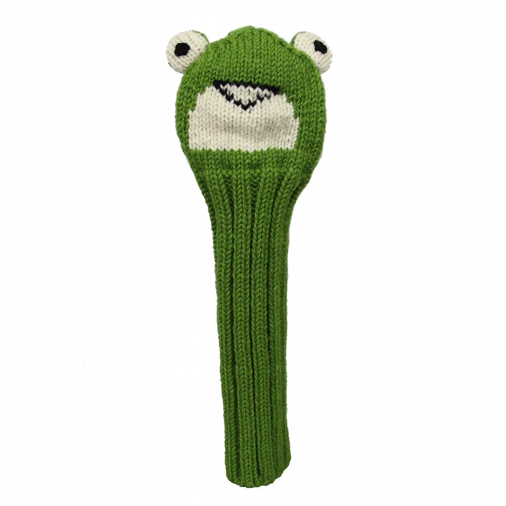 Sunfish Knit Animal Headcover - Frankie the Frog – Grips4Less